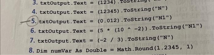 Solved Question 5 only: Determine the output produced by the | Chegg.com