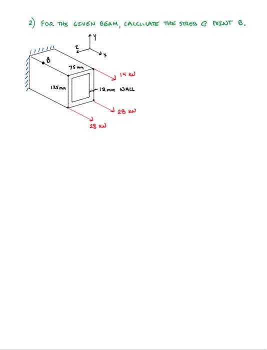 Solved FOR THE GIVEN DEAM: a) DRAW U&M DIAGRAMS. b) | Chegg.com