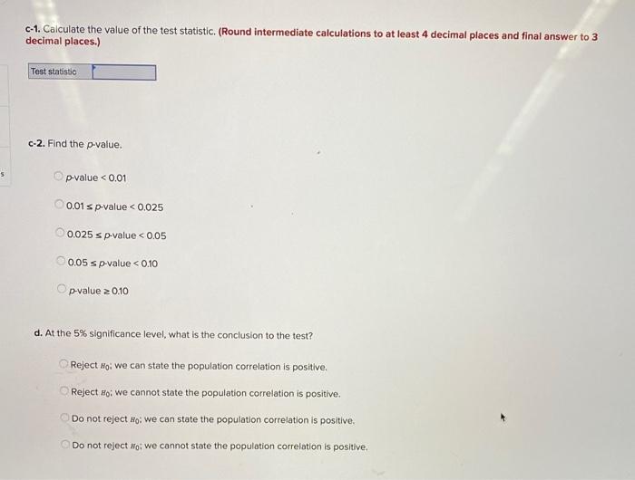 Solved A sample of 10 observations provides the following | Chegg.com