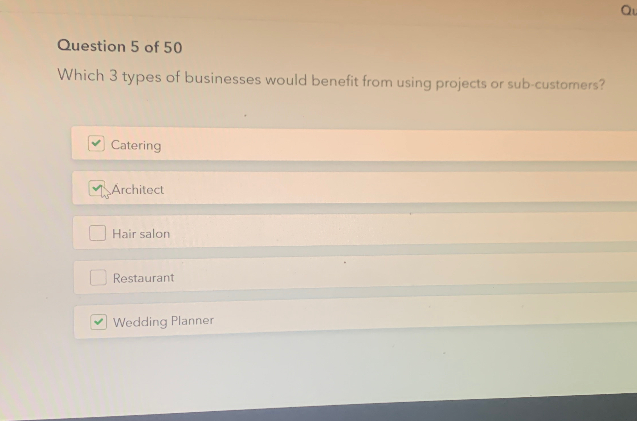 Solved Question 5 of 50Which 3 types of businesses would | Chegg.com Solved Question 5 of 50Which 3 types of businesses would | Chegg.com