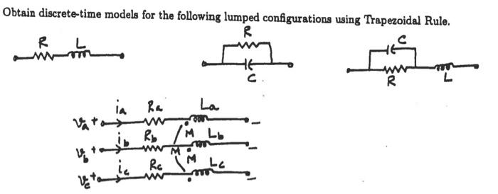 Solved Dbtain discrete-time models for the following lumped | Chegg.com