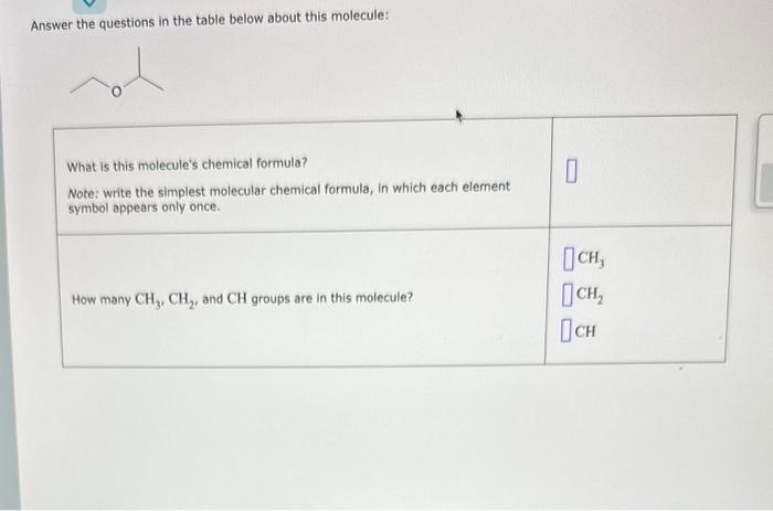 Solved Answer the questions in the table below about this | Chegg.com