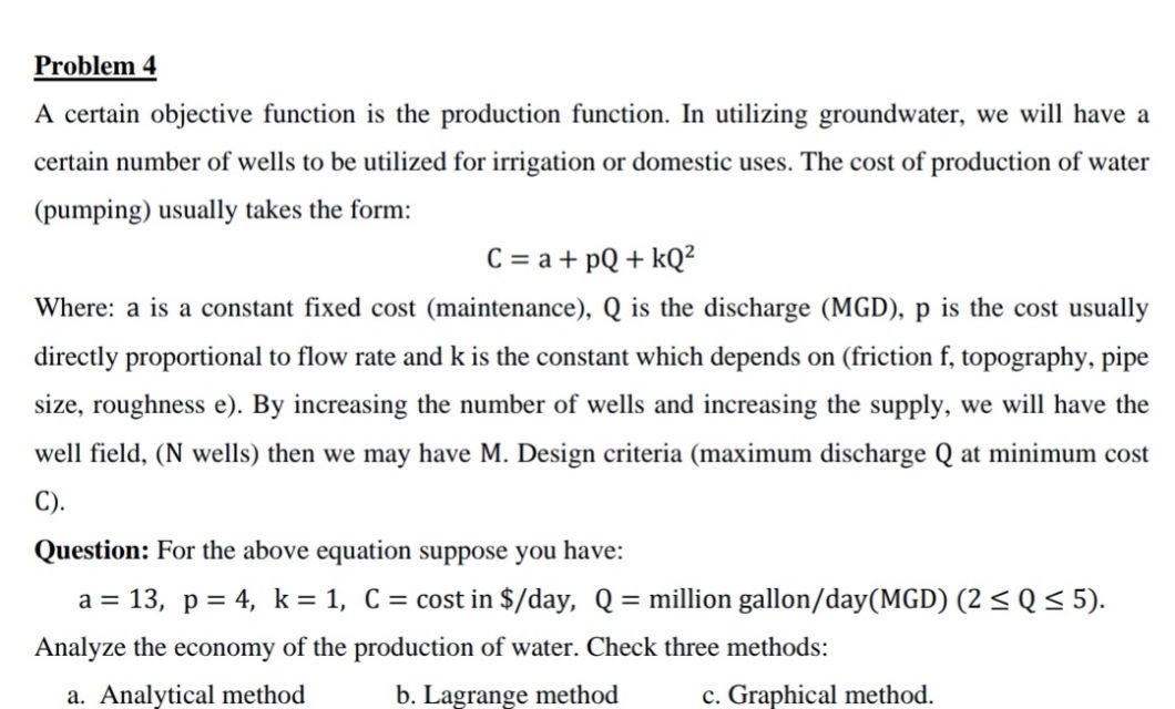 Solved Problem 4A certain objective function is the | Chegg.com