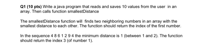 Solved Q1 (10 pts) Write a java program that reads and saves | Chegg.com