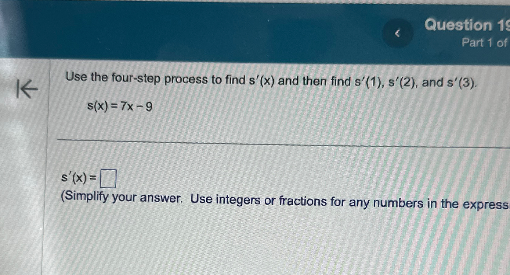 Solved Question 18Part 1 ﻿ofUse the four-step process to | Chegg.com