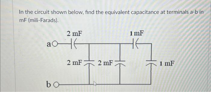 Solved In the circuit shown below, find the equivalent | Chegg.com