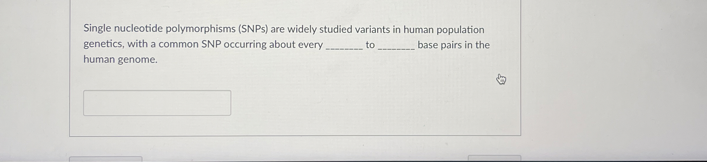 Solved Single nucleotide polymorphisms (SNPs) ﻿are widely | Chegg.com