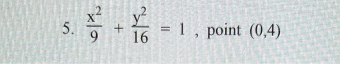 Solved 9x2+16y2=1 | Chegg.com