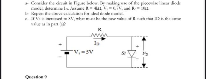 Solved a- Consider the circuit in Figure below. By making | Chegg.com
