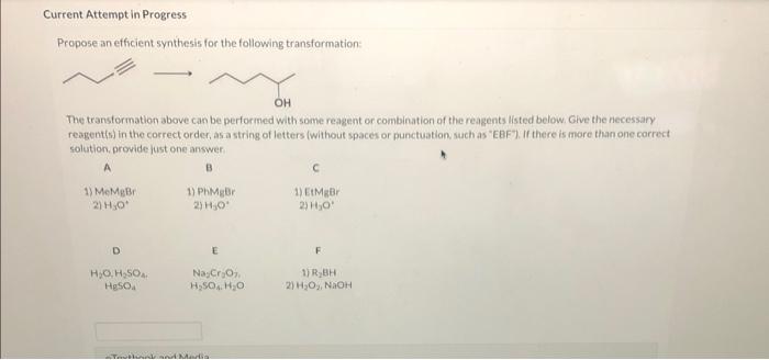 Solved Current Attempt in Progress Propose an efficient | Chegg.com