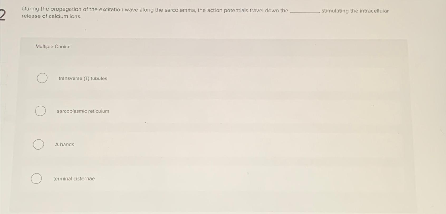 Solved During the propagation of the excitation wave along | Chegg.com
