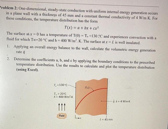 Solved Roblem 2 One Dimensional Steady State Conduction