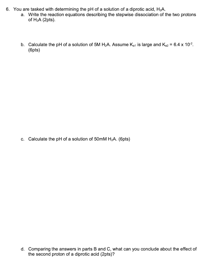 Solved You are tasked with determining the pH of a solution | Chegg.com