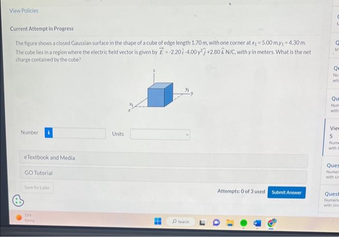 Solved The figure shows a closed Gaussian surface in the | Chegg.com