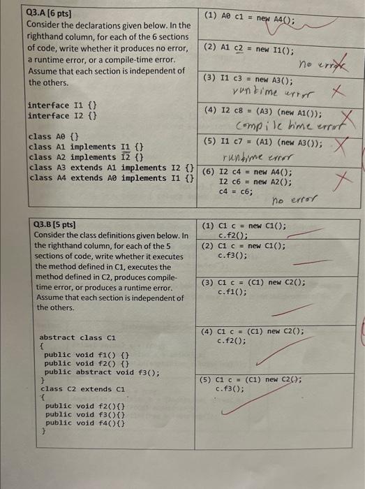 Solved Q3.C [10 Pts] Below are the definitions of three | Chegg.com
