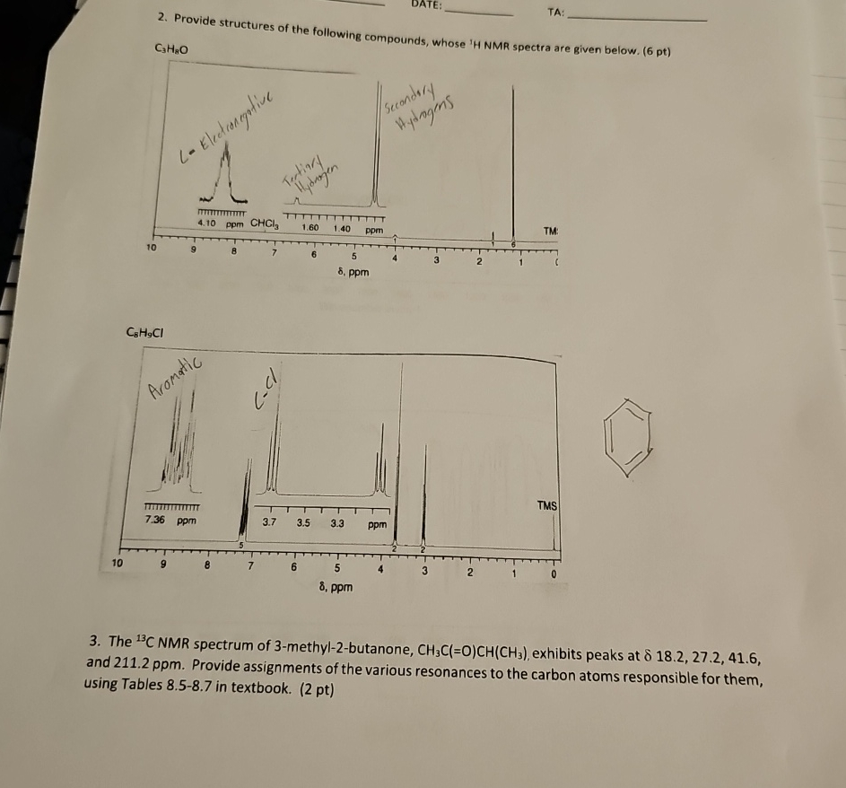 Solved Provide structures of the following compounds, whose | Chegg.com