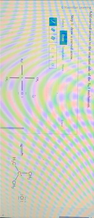 Solved Add curved arrows to the reactant side of the SNI | Chegg.com