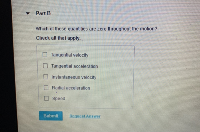Solved Conceptual Question 4.12 Part A in uniform circular | Chegg.com