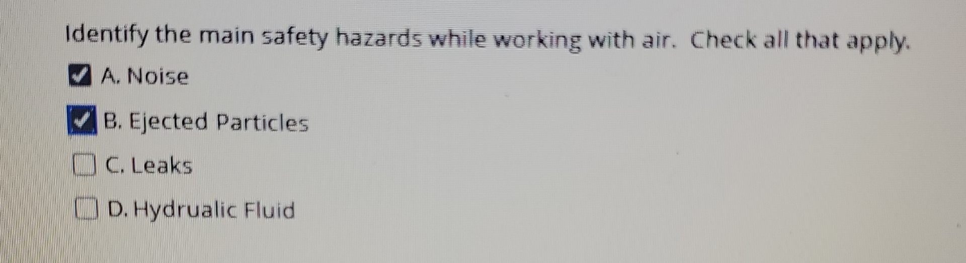 Solved Identify the main safety hazards while working with | Chegg.com