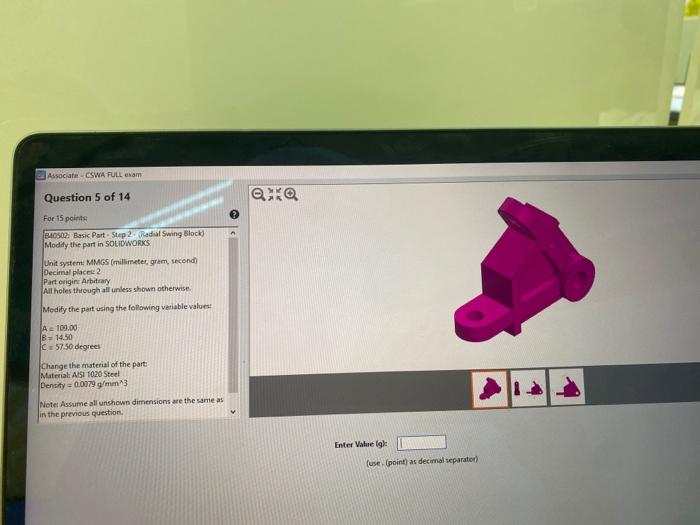 Associate - CSWA FULL Nam Question 5 of 14 For 15 | Chegg.com