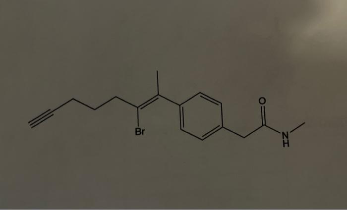 Solved show all the splitting patterns for the protons | Chegg.com