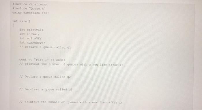 Solved Queue -elements [50] : int -size: int -head: int | Chegg.com