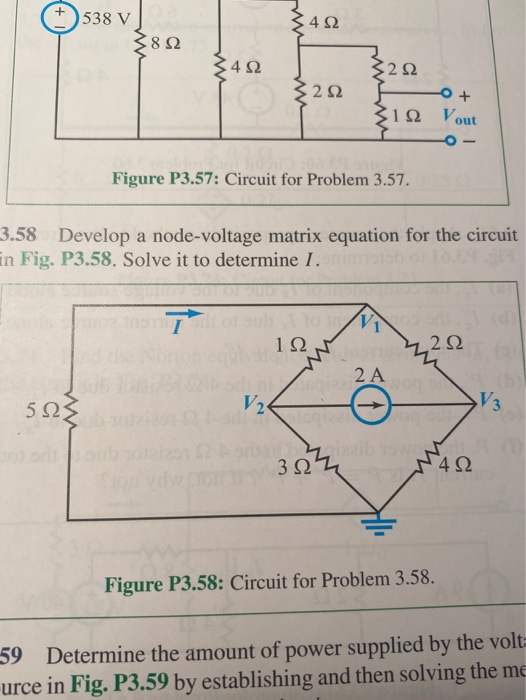 Solved develope a node voltage matrix equation for the | Chegg.com