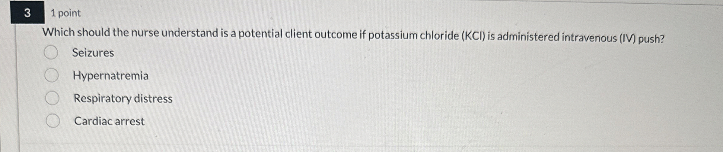 Solved 31 ﻿pointWhich should the nurse understand is a | Chegg.com