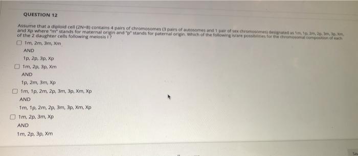 QUESTION 14 An individual with an XO genotype: O Has | Chegg.com
