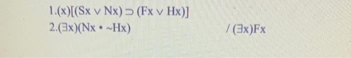Use all rules of predicate logic to derive the | Chegg.com
