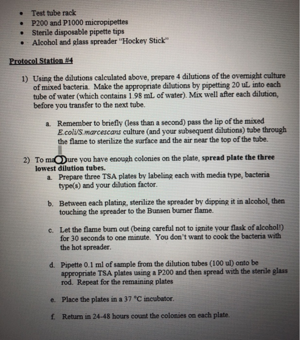Solved Exercise #14 - Isolation of single colonies - | Chegg.com