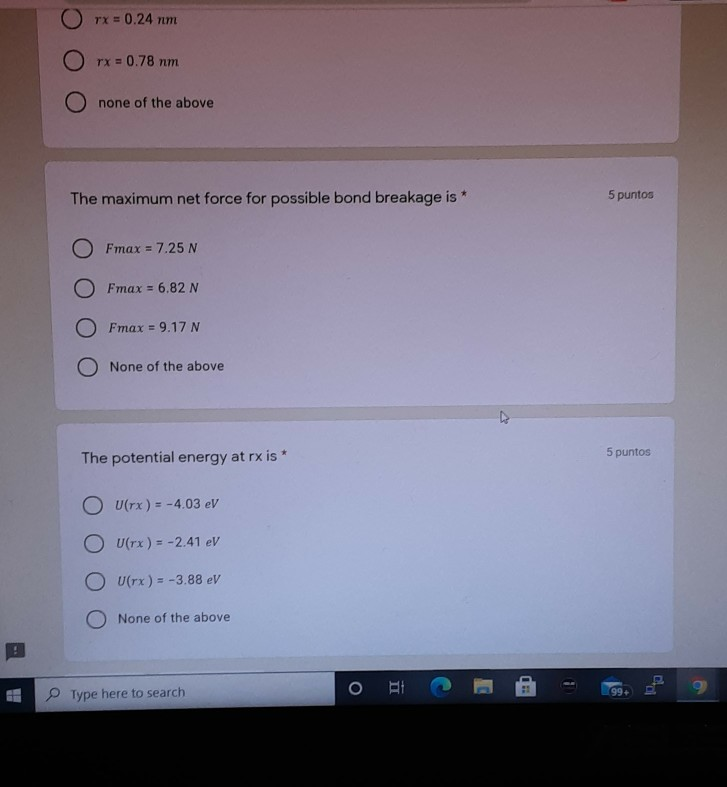 Solved Consider the binding force and potential energy for | Chegg.com