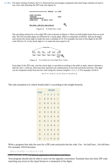 Solved Java Code P8.7 ﻿For faster sorting of letters, the | Chegg.com