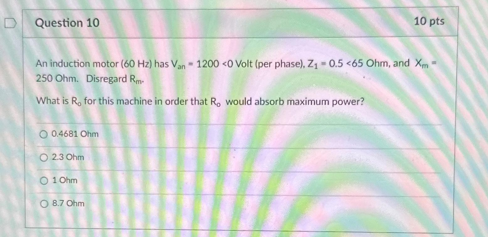Solved Choose the correct multiple choice option | Chegg.com