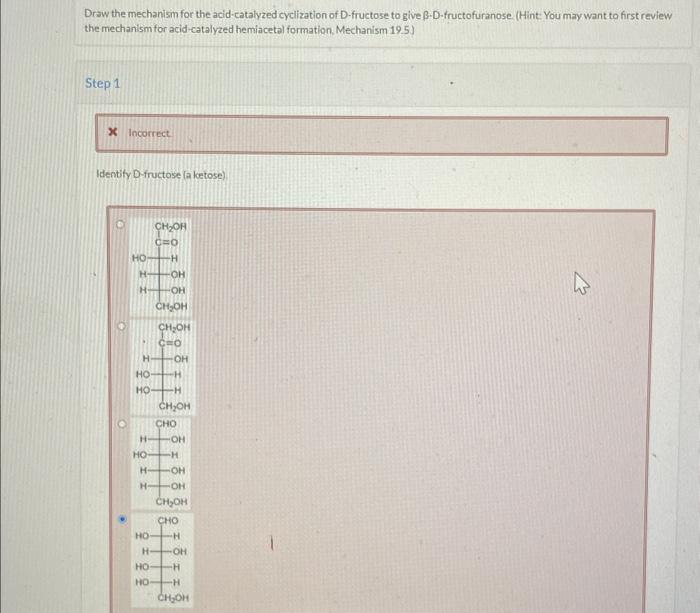 Draw the mechanism for the acid-catalyzed cyclization | Chegg.com