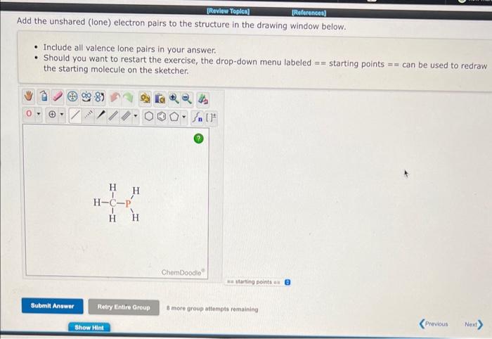 Solved - Include all valence lone pairs in your answer. - | Chegg.com