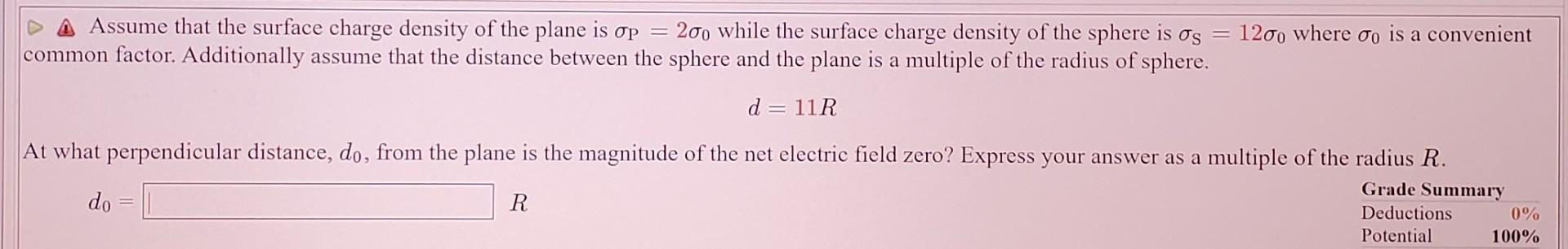 Solved (10\%) Problem 3: An insulating infinite plane has a | Chegg.com