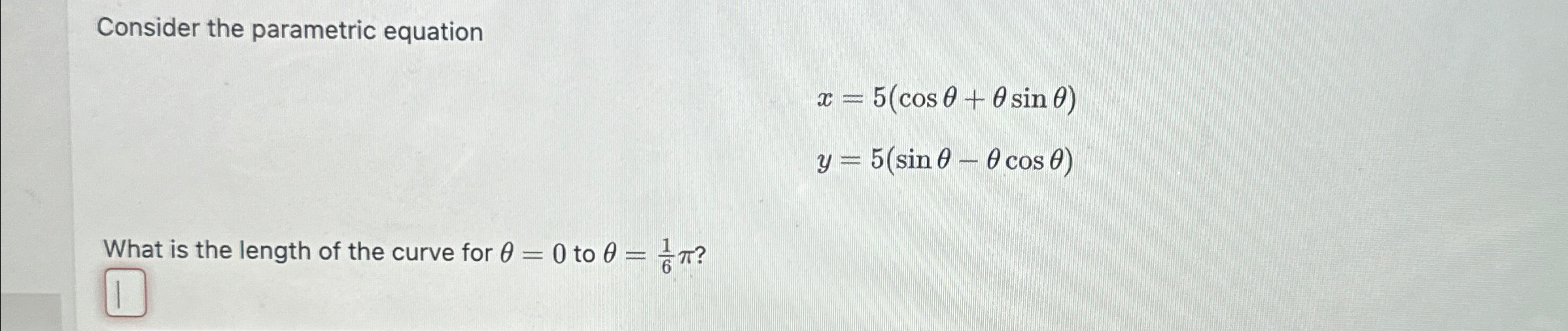 Solved Consider the parametric | Chegg.com
