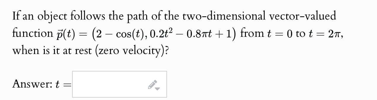 Solved If an object follows the path of the two-dimensional | Chegg.com