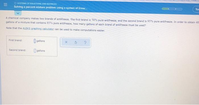 Solved E O SYSTEMS OF EQUATIONS AND MATRICES Solving a | Chegg.com