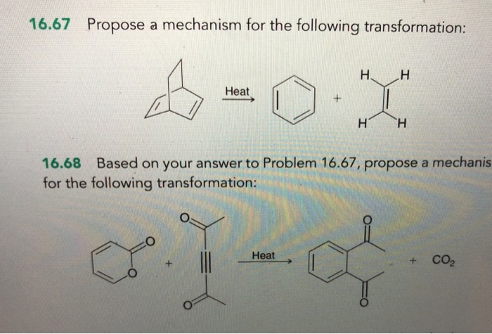 Solved Propose a mechanism for the following transformation: | Chegg.com