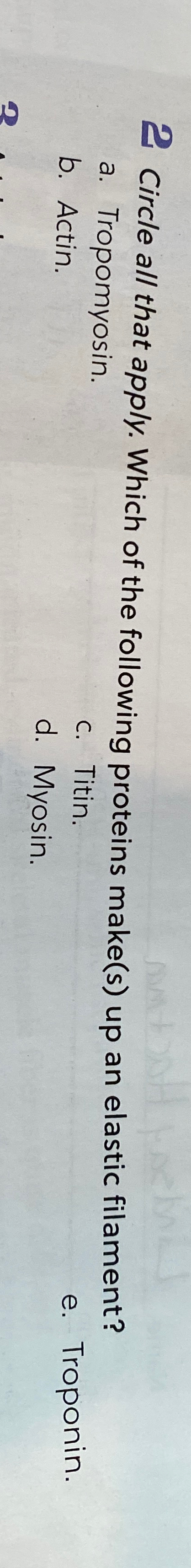Solved 2 ﻿Circle all that apply. Which of the following | Chegg.com