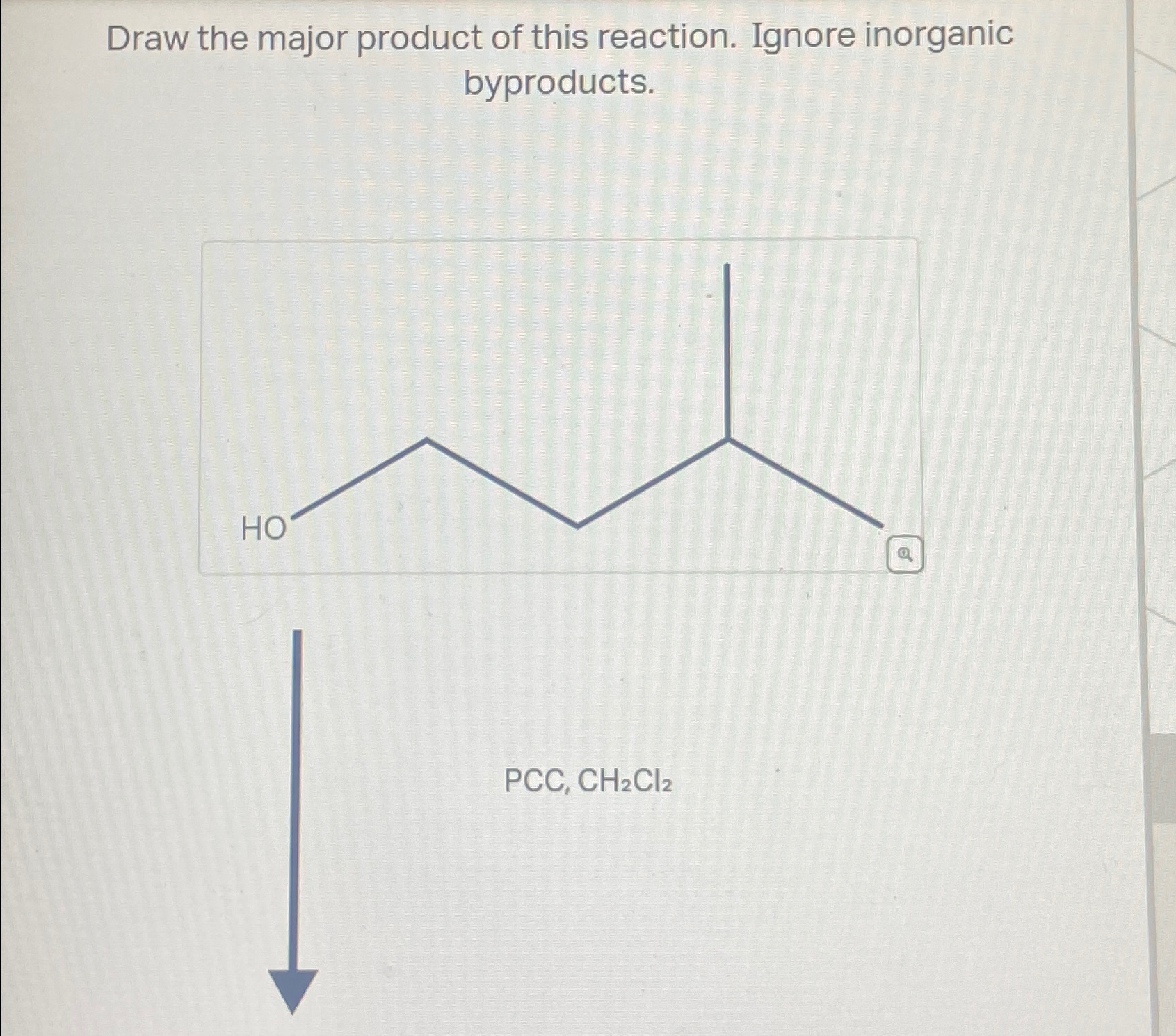 Solved Draw the major product of this reaction. Ignore | Chegg.com