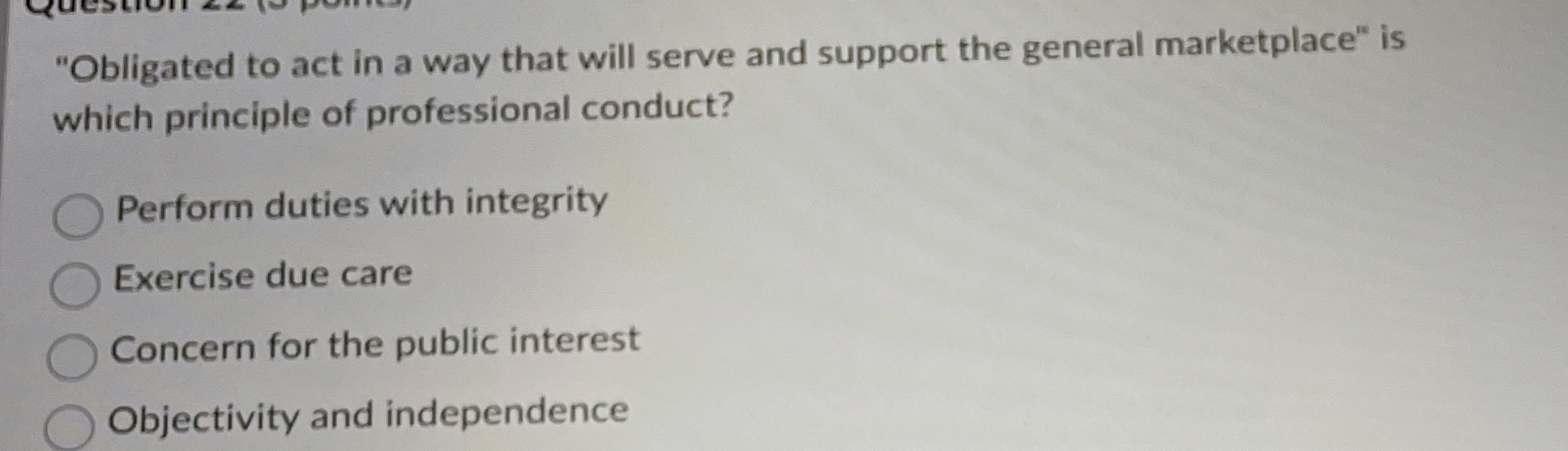 Solved "Obligated to act in a way that will serve and | Chegg.com
