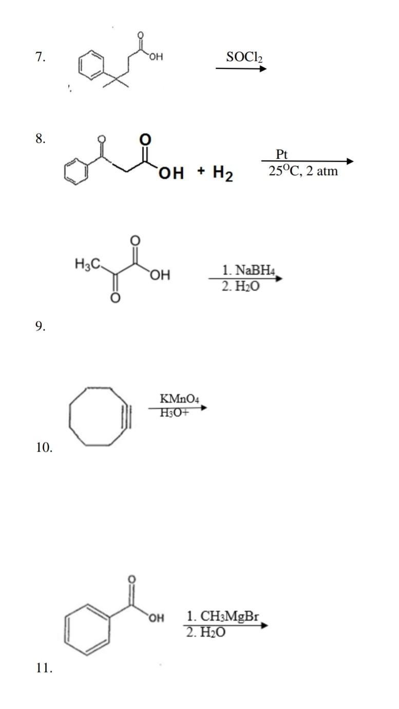 Solved CH, 1. KMnO4 H30+ 2. K2Cr04 H2O, heat 3. OH CrO3, | Chegg.com