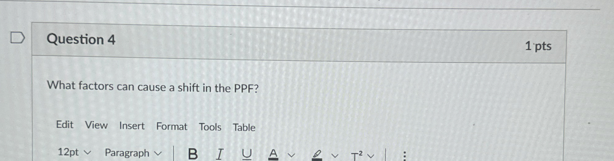 Solved Question 41 ﻿ptsWhat factors can cause a shift in the | Chegg.com
