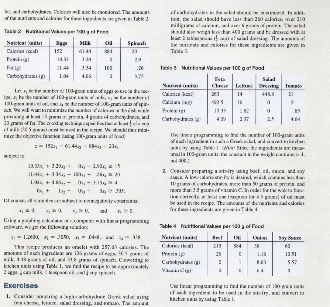 Solve Exercise 1 ﻿using Microsoft Excel solver. | Chegg.com