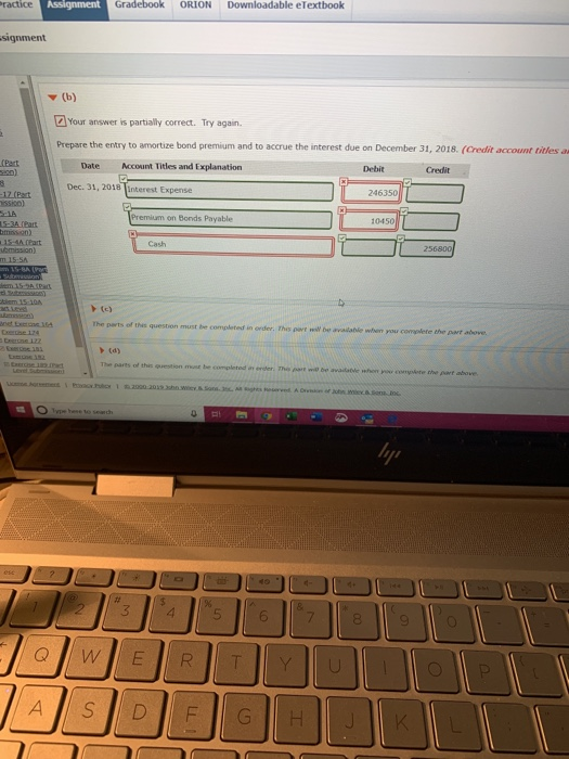 Solved nment Problem 15-8A (Part Level Submission) The | Chegg.com
