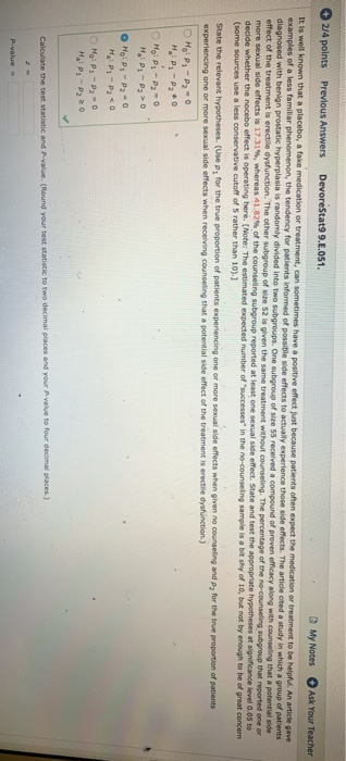 Solved 2/4 polnts DevoreStat9 9.E.051 Previous Answers GMy | Chegg.com ... Solved 2/4 polnts DevoreStat9 9.E.051 Previous Answers GMy | Chegg.com ...
