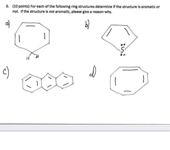 Solved 6. (10 points) For each of the following ring | Chegg.com